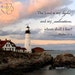 Inspirational 16x20 Lighthouse Poster, Psalm 27 the Lord is My Light ...