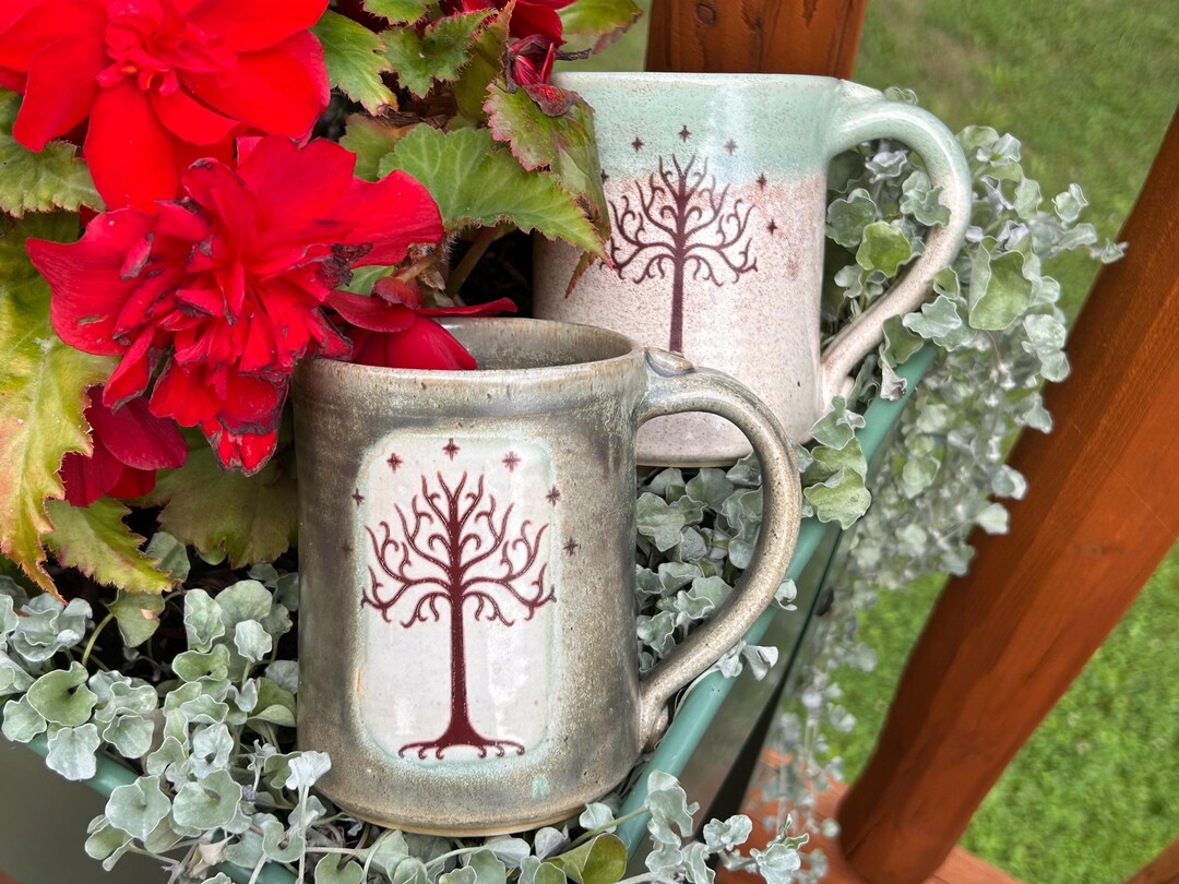 LOTR Tree of Gondor Wheel Thrown Coffee/beer Mug - Etsy