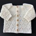 Baby Boy Sweater Jacket for Christening, Baptism, or Everyday Crochet ...