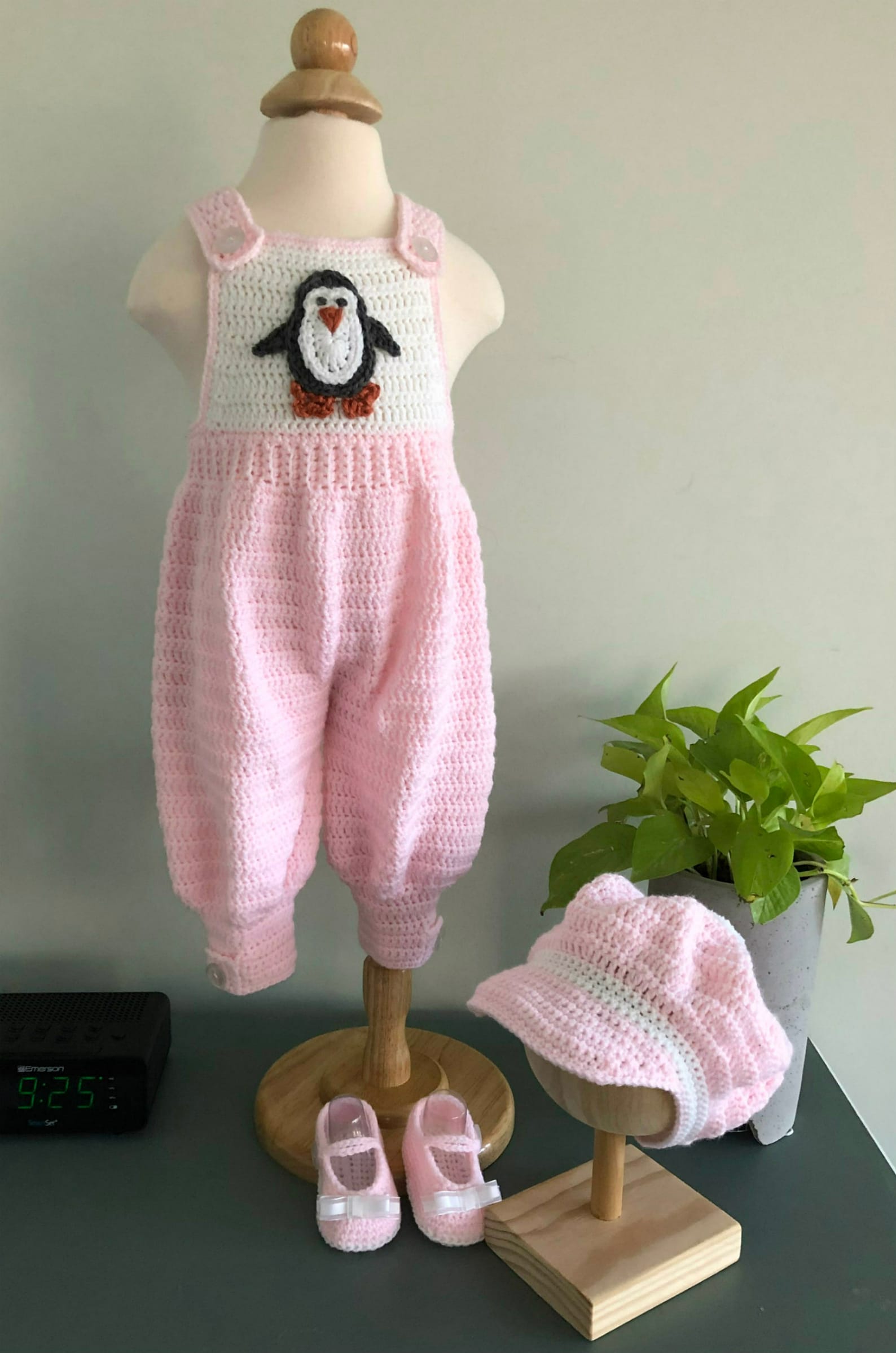 Girl or Boy Bubble Overalls Outfit Crochet Pattern With | Etsy