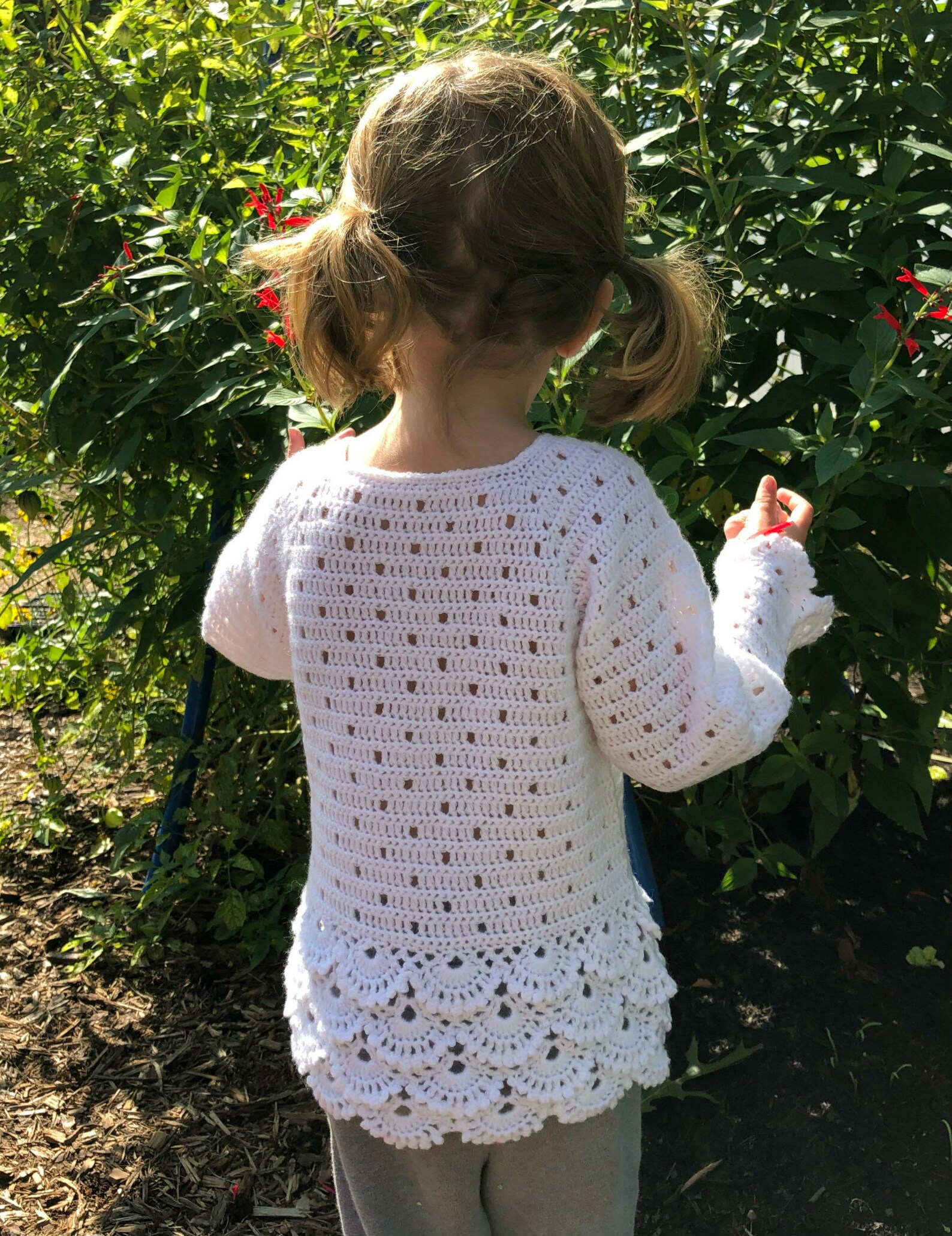 Girls Sweater Jacket 2T-4T Crochet Pattern - Etsy