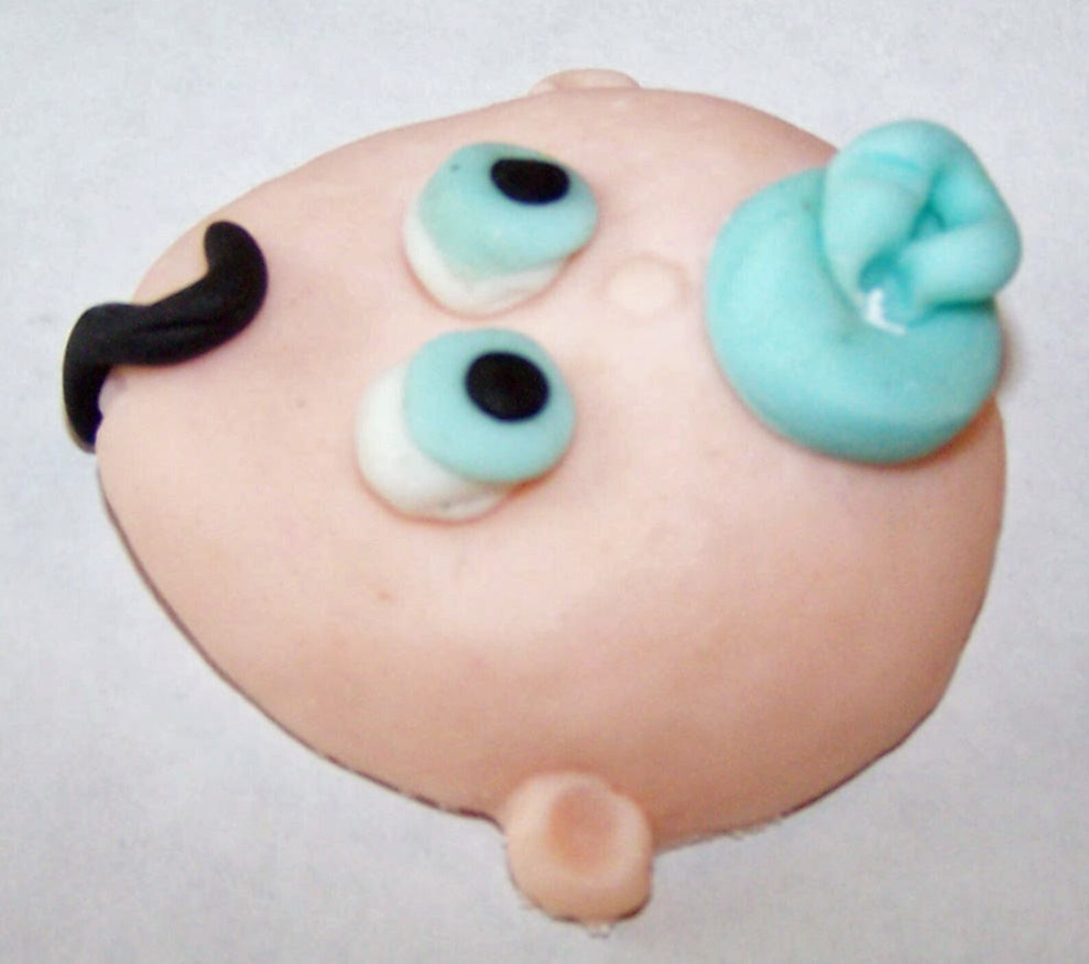Baby With Pacifier Edible Topper - Etsy