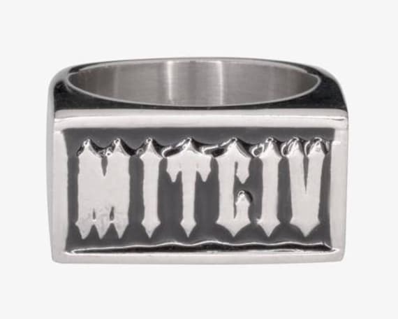 Heavy Metal Jewelry Gents Victim Ring Knock-out Forehead Stamp | Etsy
