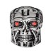 Heavy Metal Jewelry Gents Terminator Robot Red Eyes Ring Stainless ...