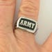 U.S. Military ARMY Ring Stainless Steel Size 5-15 Men's and Ladies ...