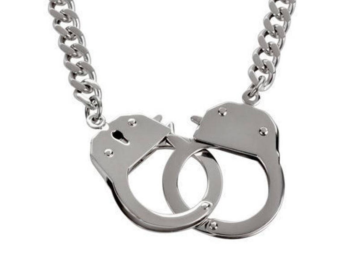 20 Woman's Biker Stainless Steel Large Handcuffs | Etsy