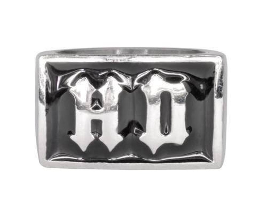 Gents HD Ring ''heavy Duty'' Stainless Steel Motorcycle Heavy Metal Men ...