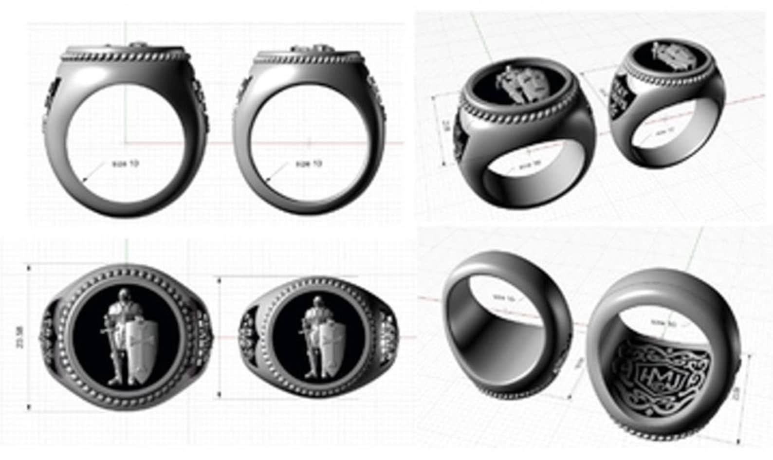 Heavy Metal Jewelry Pray Always Religious Men's Biker Ring Armor of God ...