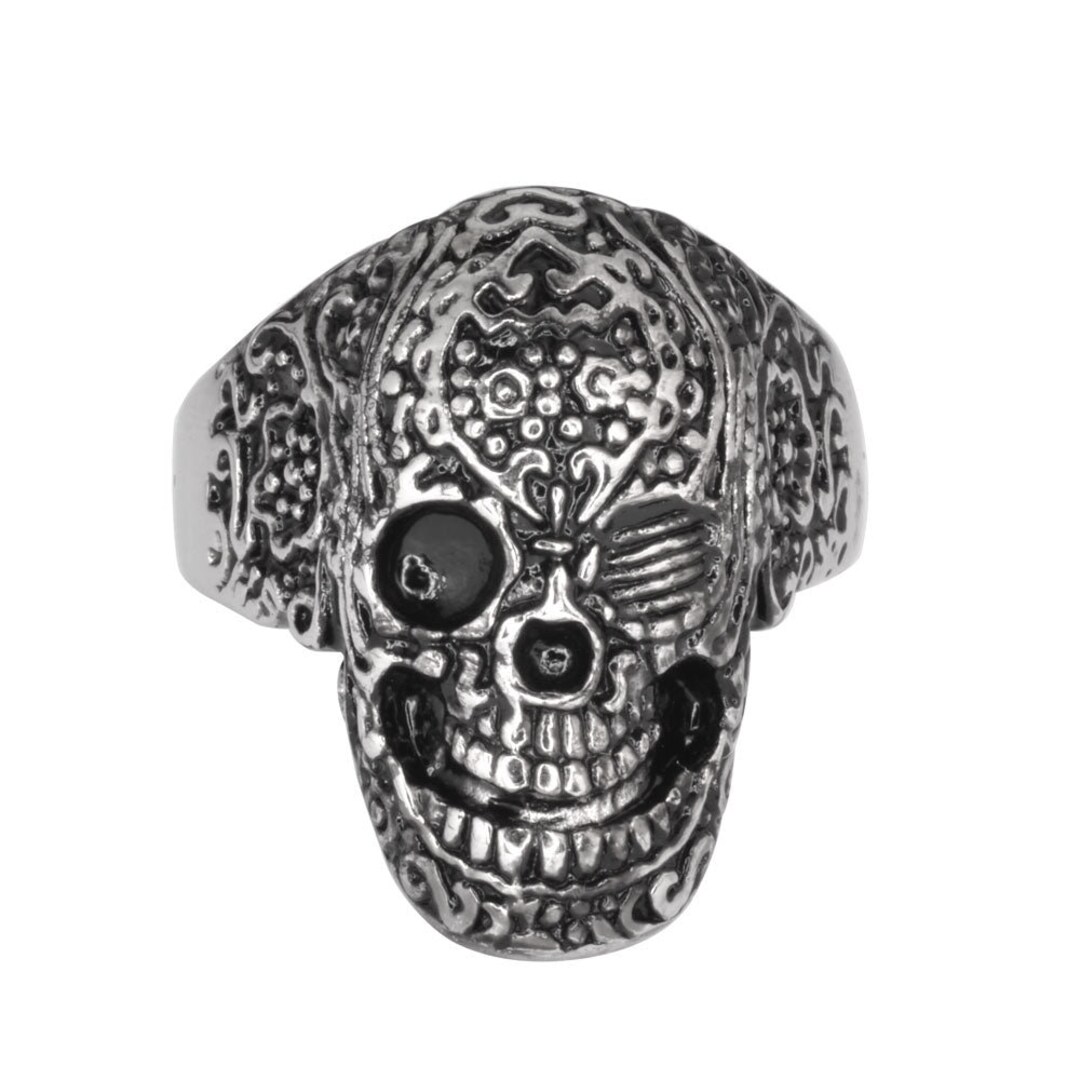 Gents Tattoo's Gone Wild Ring Solid Inside Stainless Steel Motorcycle ...