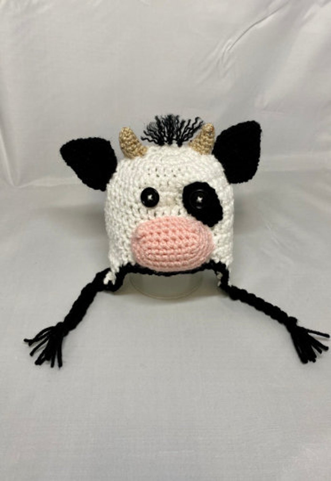PDF CROCHET PATTERN Cow Hat Pattern Newborn - Etsy