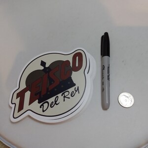 TEISCO - Del Ray - Vintage Classic Logo Vinyl STICKER (6 Inch) - Etsy