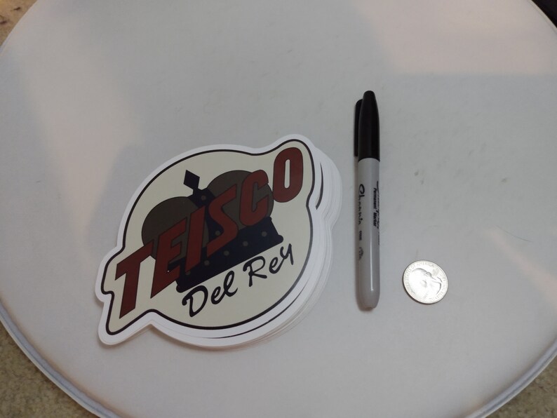 TEISCO - Del Ray - Vintage Classic Logo Vinyl STICKER (6 Inch) - Etsy
