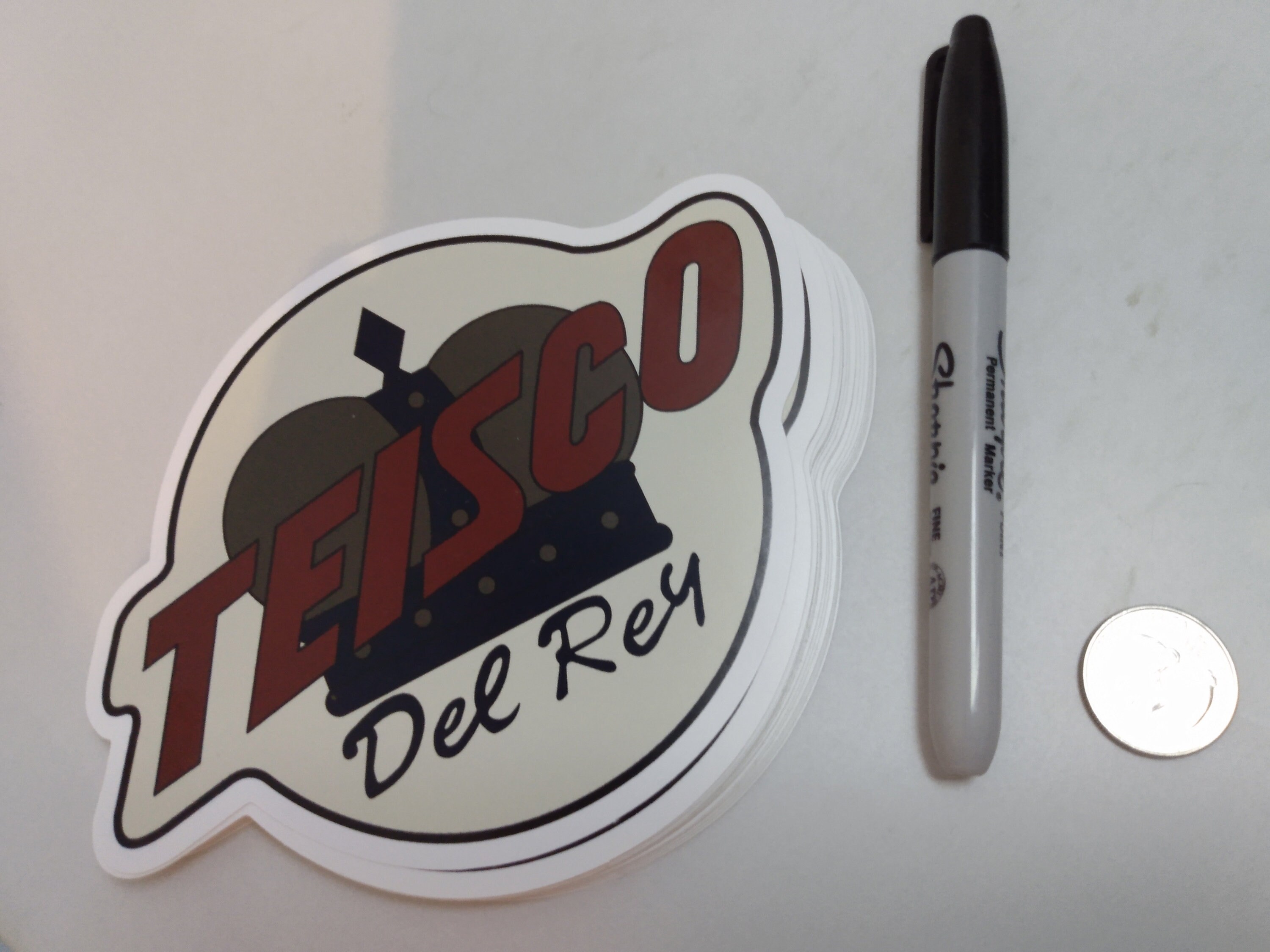 TEISCO - Del Ray - Vintage Classic Logo Vinyl STICKER (6 Inch) - Etsy