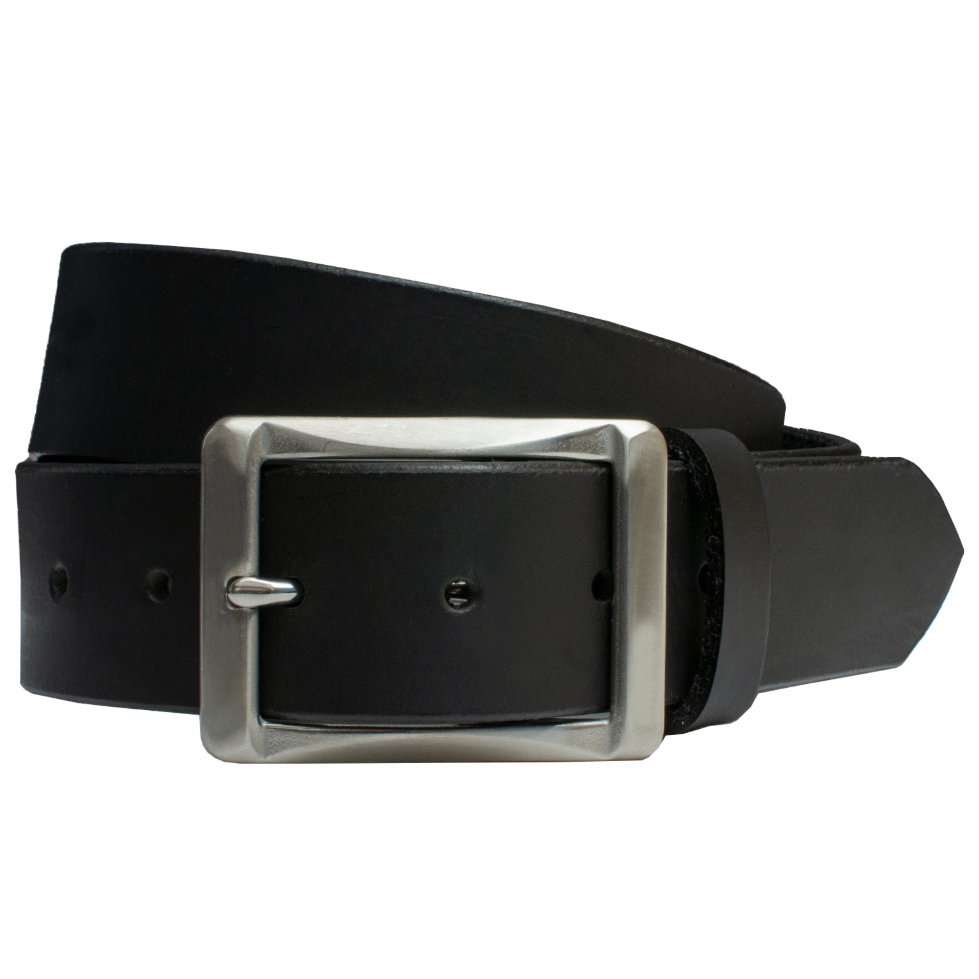 Amish Made, Heavy Duty Leather Work Belts 1.5 Inch Black or Distressed ...