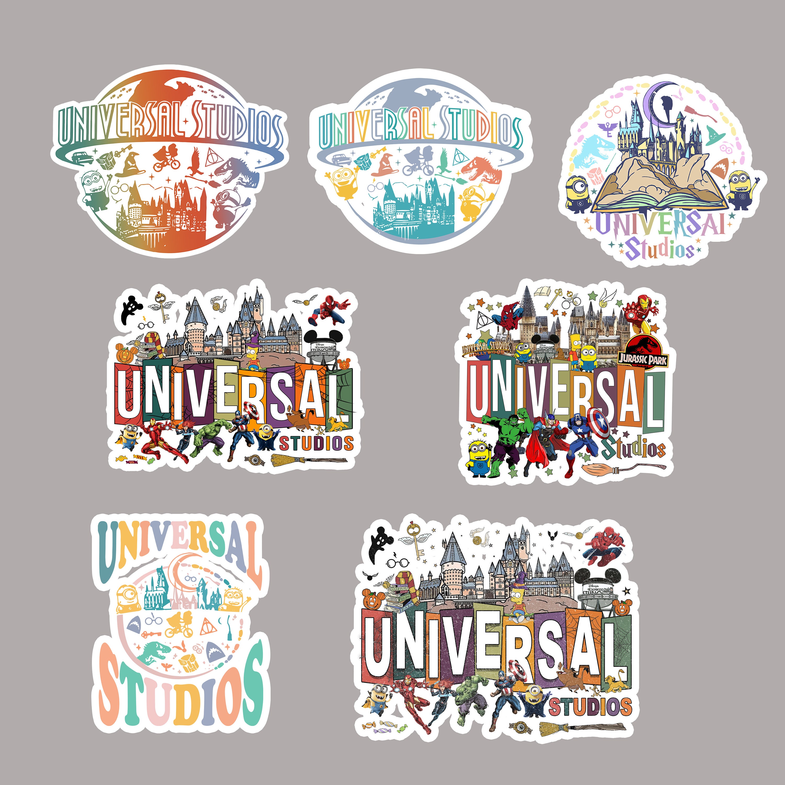 Universal Orlando Sticker, Universal Stickers, Universal Studios ...