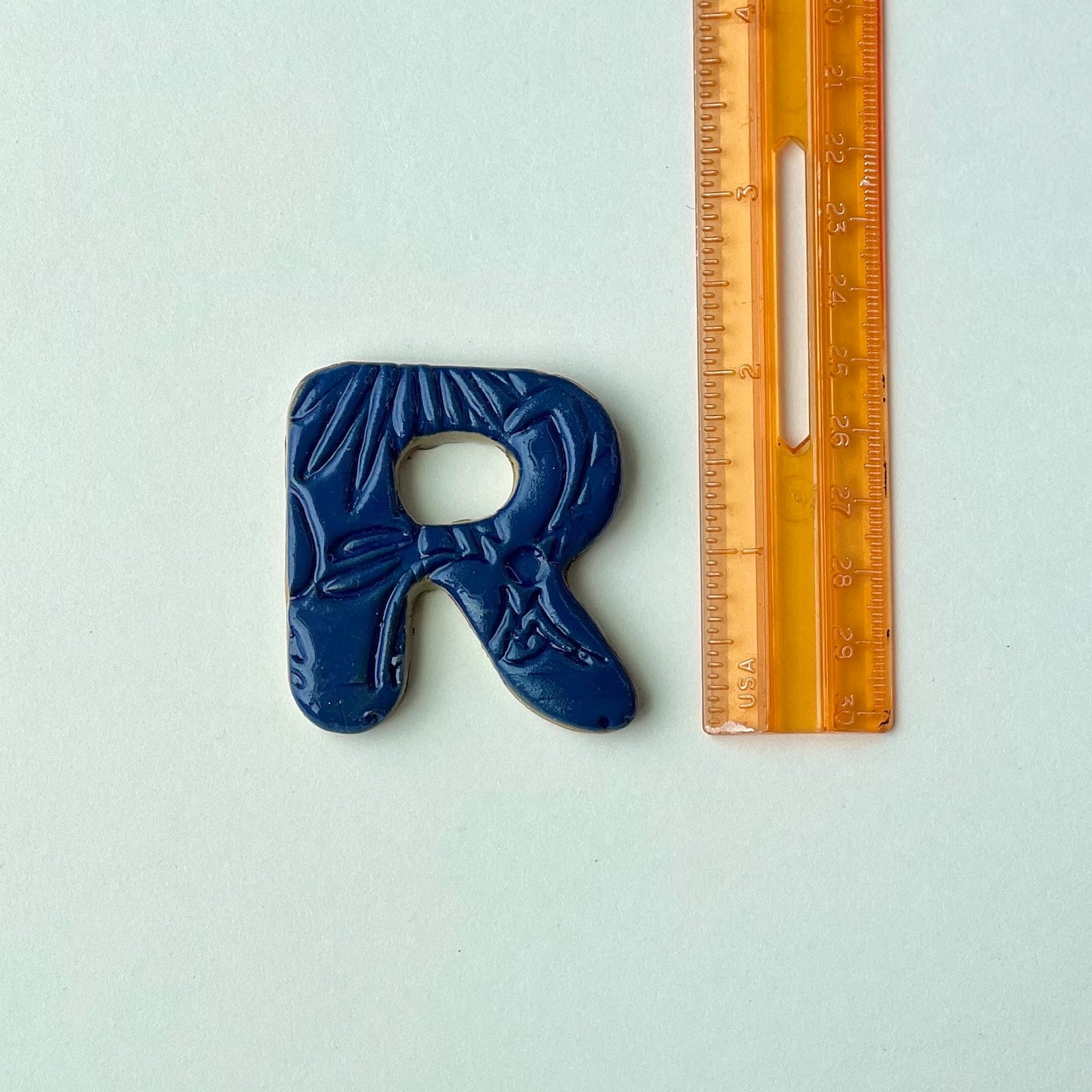 Letter A to Z Mosaic Tile Handmade Decorative Stoneware Assorted Colors ...