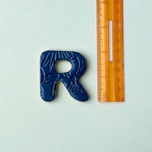 Letter A to Z Mosaic Tile Handmade Decorative Stoneware Assorted Colors ...