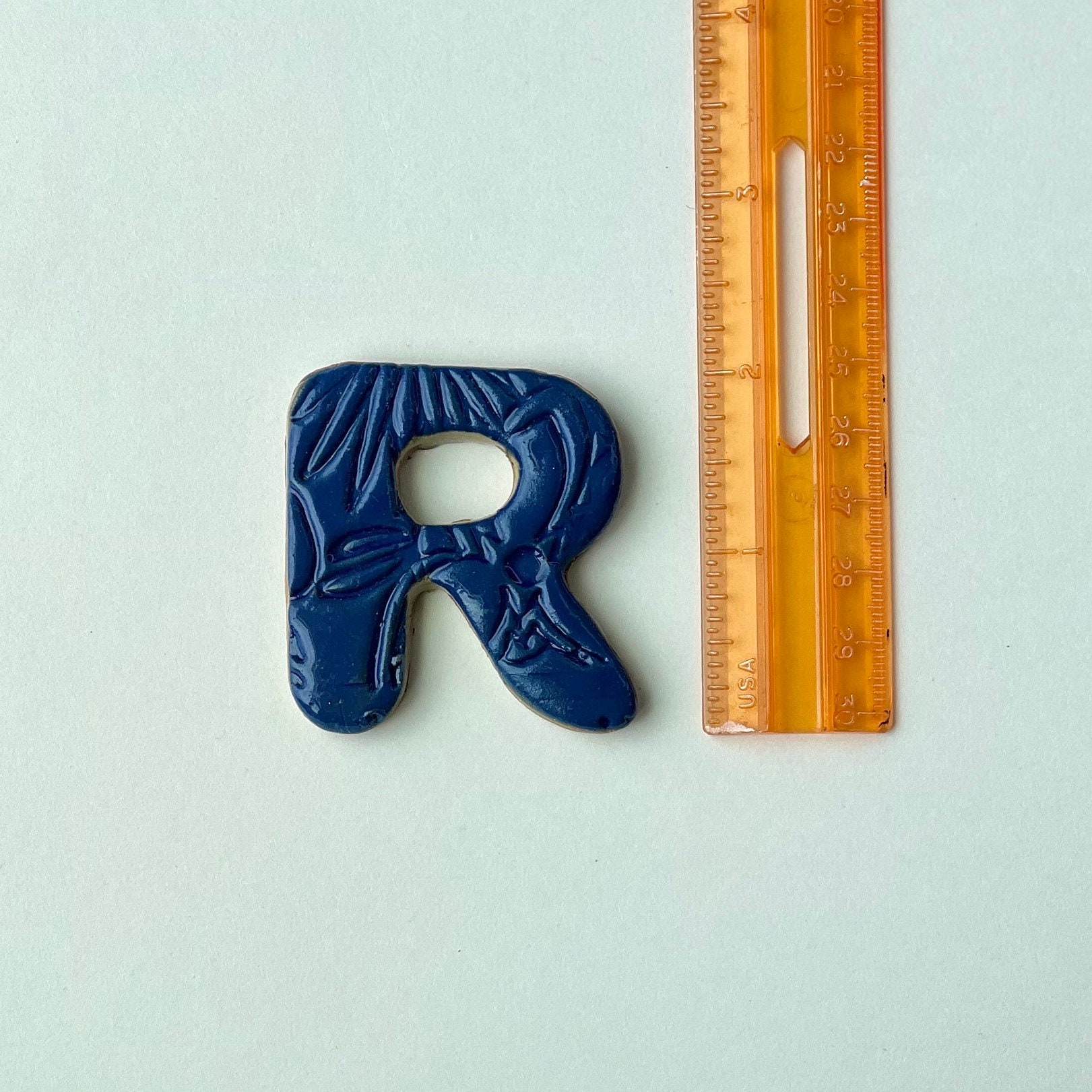 Letter A to Z Mosaic Tile Handmade Decorative Stoneware Assorted Colors ...