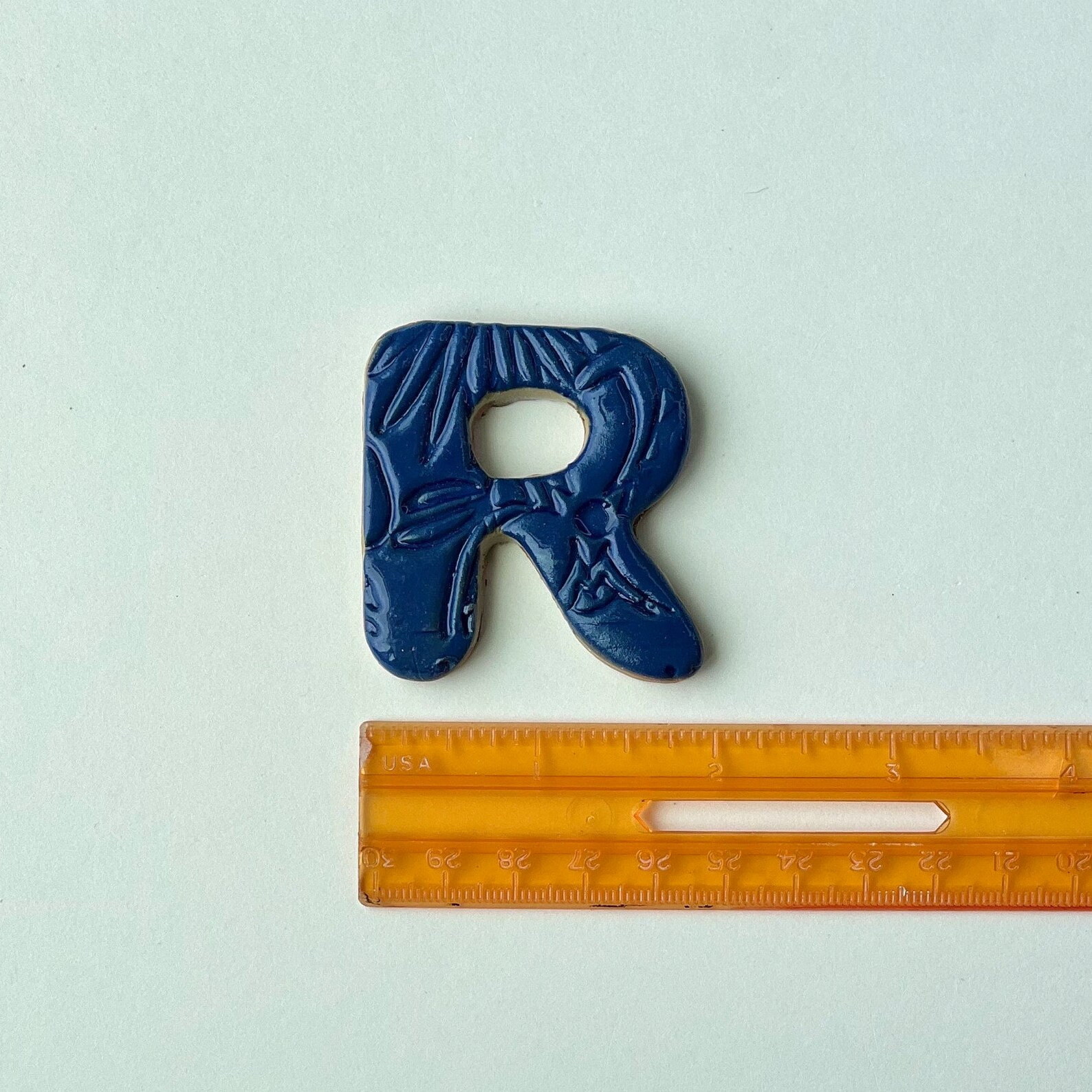 Letter A to Z Mosaic Tile Handmade Decorative Stoneware Assorted Colors ...