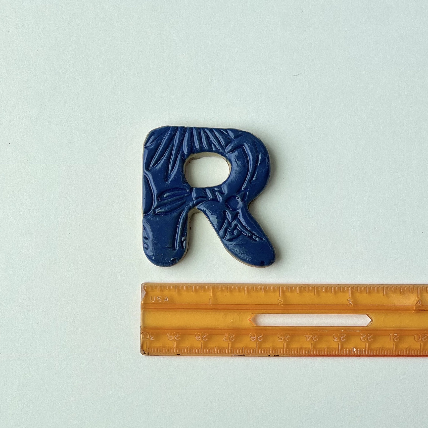 Letter A to Z Mosaic Tile Handmade Decorative Stoneware Assorted Colors ...