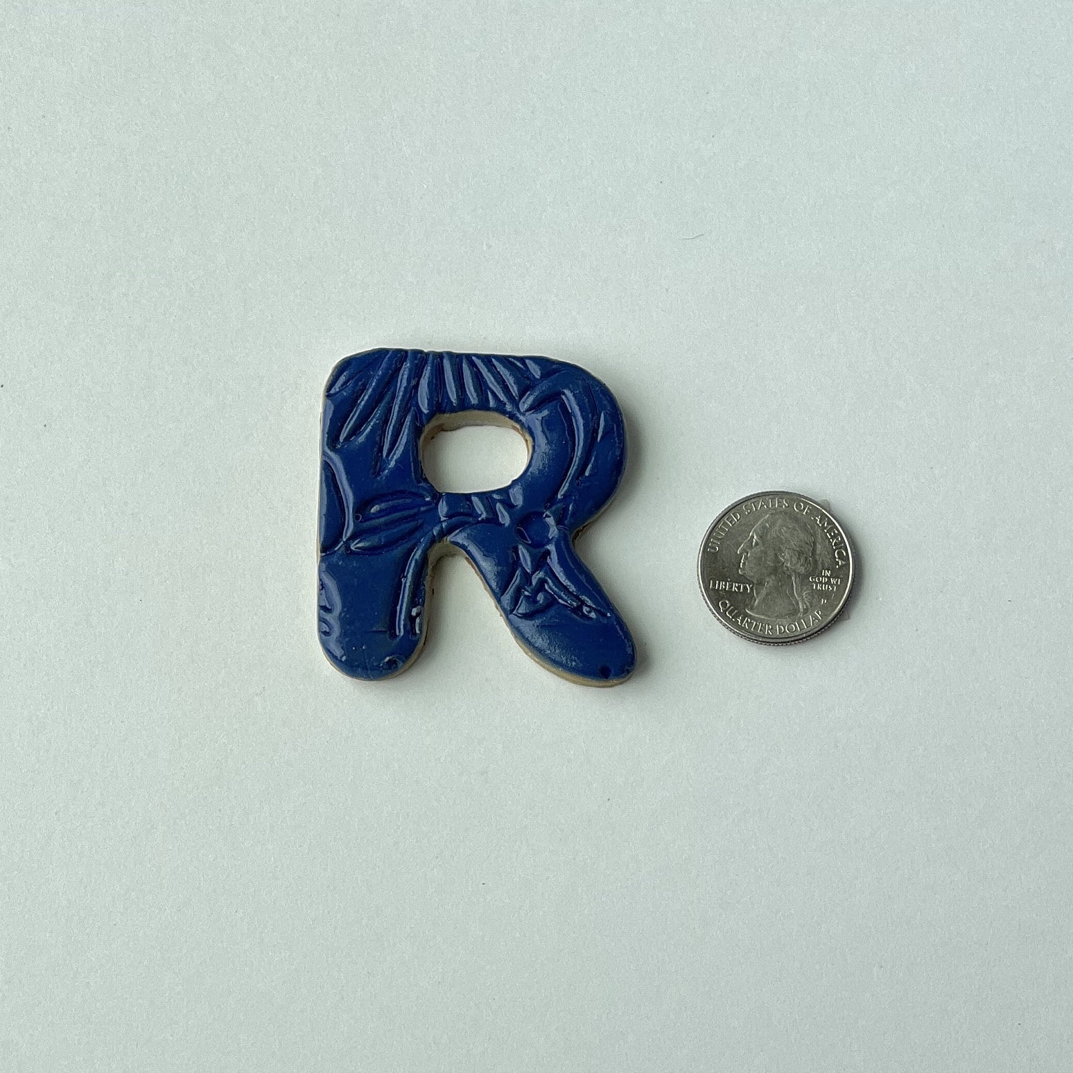 Letter A to Z Mosaic Tile Handmade Decorative Stoneware Assorted Colors ...