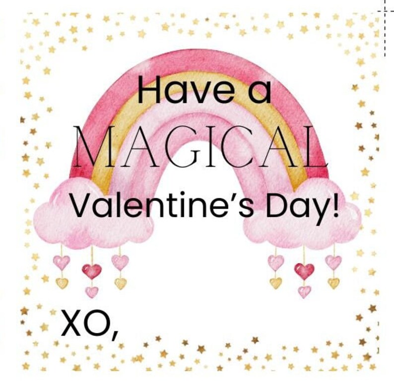 Rainbow Valentine's Day Cards, Rainbow Valentine's Day, Kids Valentine ...