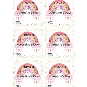 Rainbow Valentine's Day Cards, Rainbow Valentine's Day, Kids Valentine ...