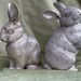 Heavy Metal Rabbit Figurines - Etsy