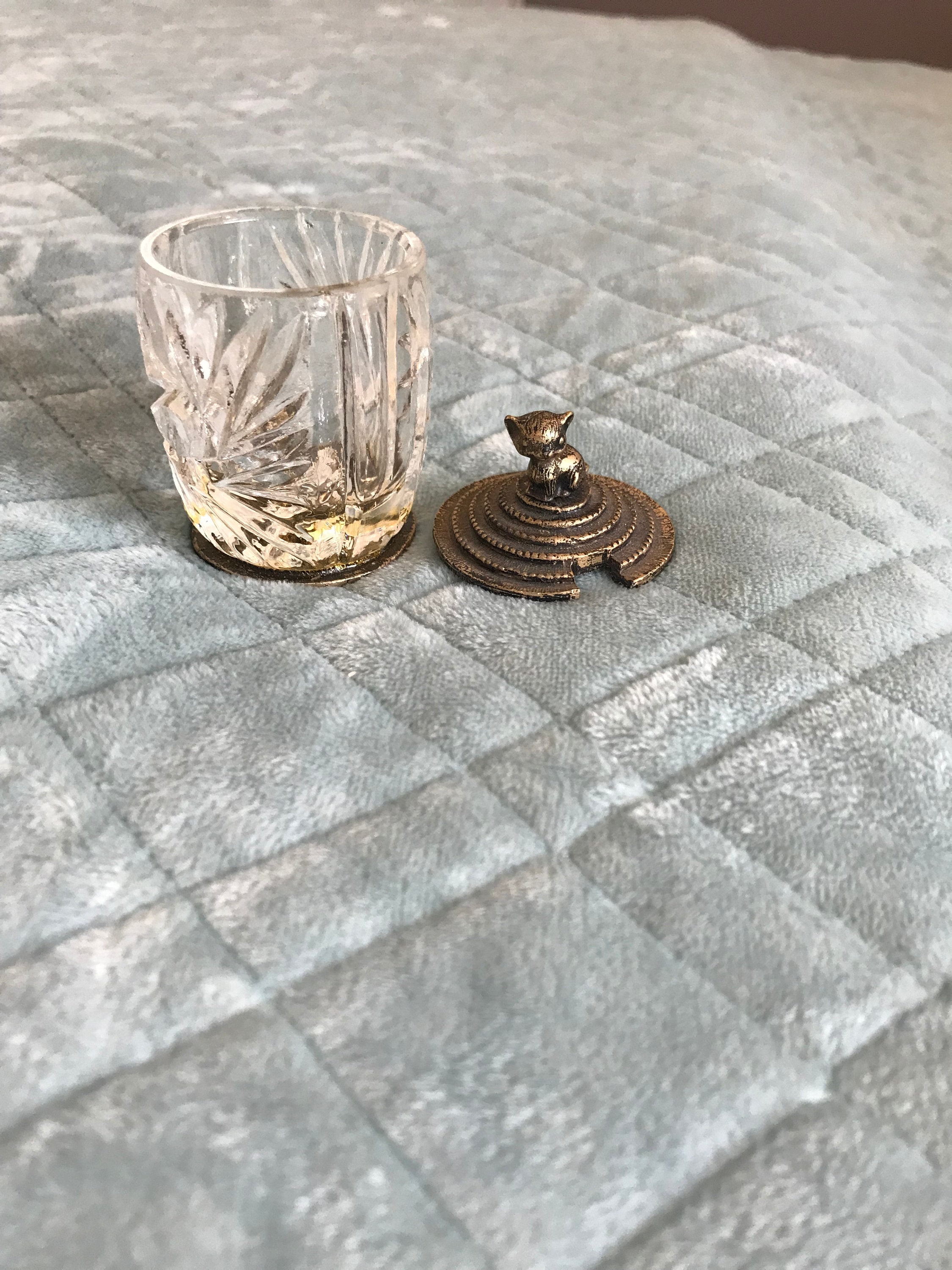 Beautiful Miniature Set of Hand Cut Crystal Collectibles - Etsy