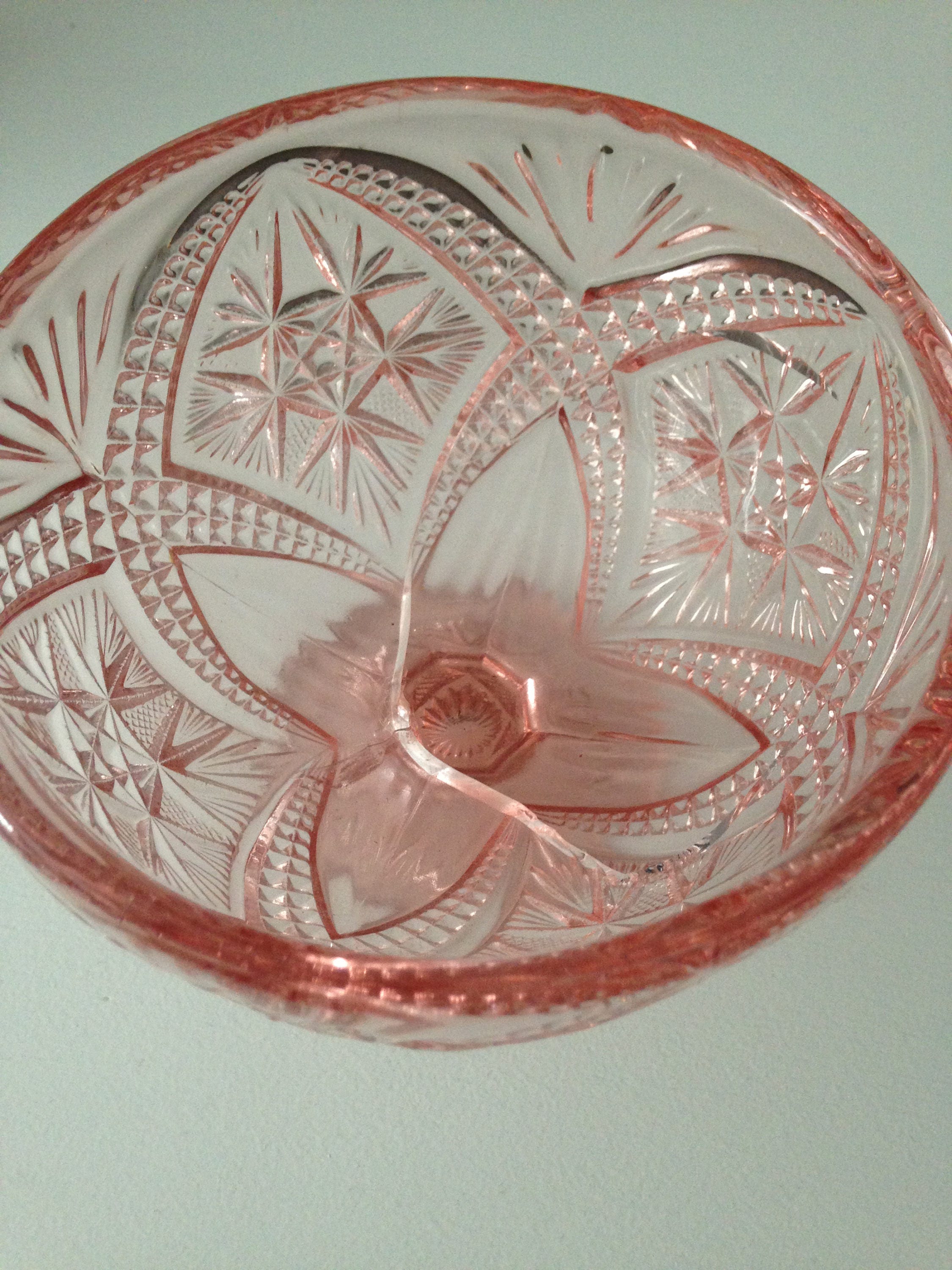 Beautiful Pink Glass Compote Candy Dish - Etsy