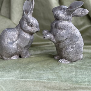 Heavy Metal Rabbit Figurines - Etsy