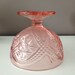 Beautiful Pink Glass Compote Candy Dish - Etsy