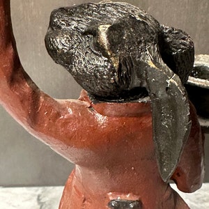 Cast Iron Rabbit Butler Candle Holders X 2 - Etsy