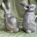 Heavy Metal Rabbit Figurines - Etsy