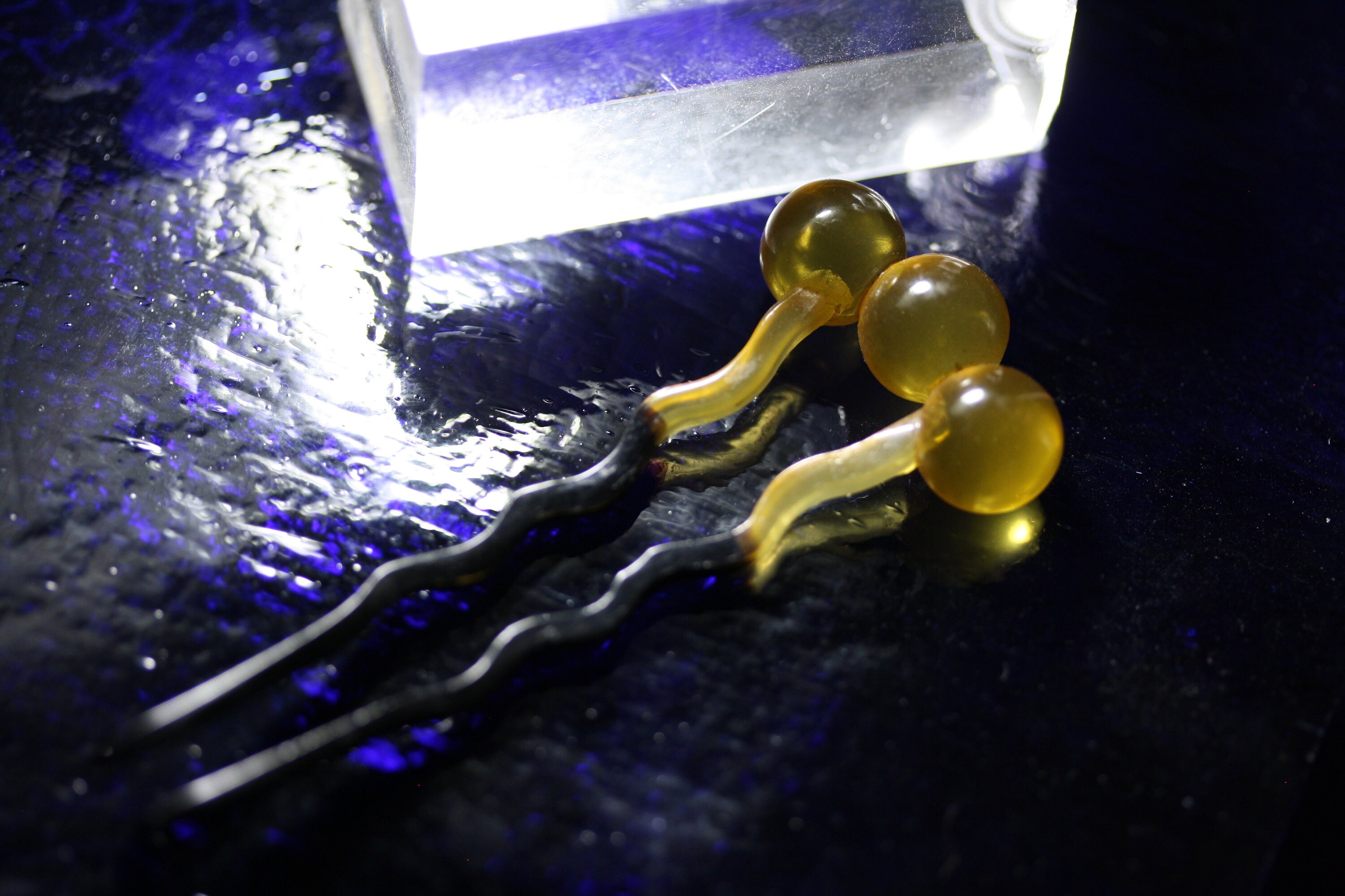 Vintage Japanese Geisha Kanzashi Hair Pin Pale Yellow Celluloid Comb - Etsy