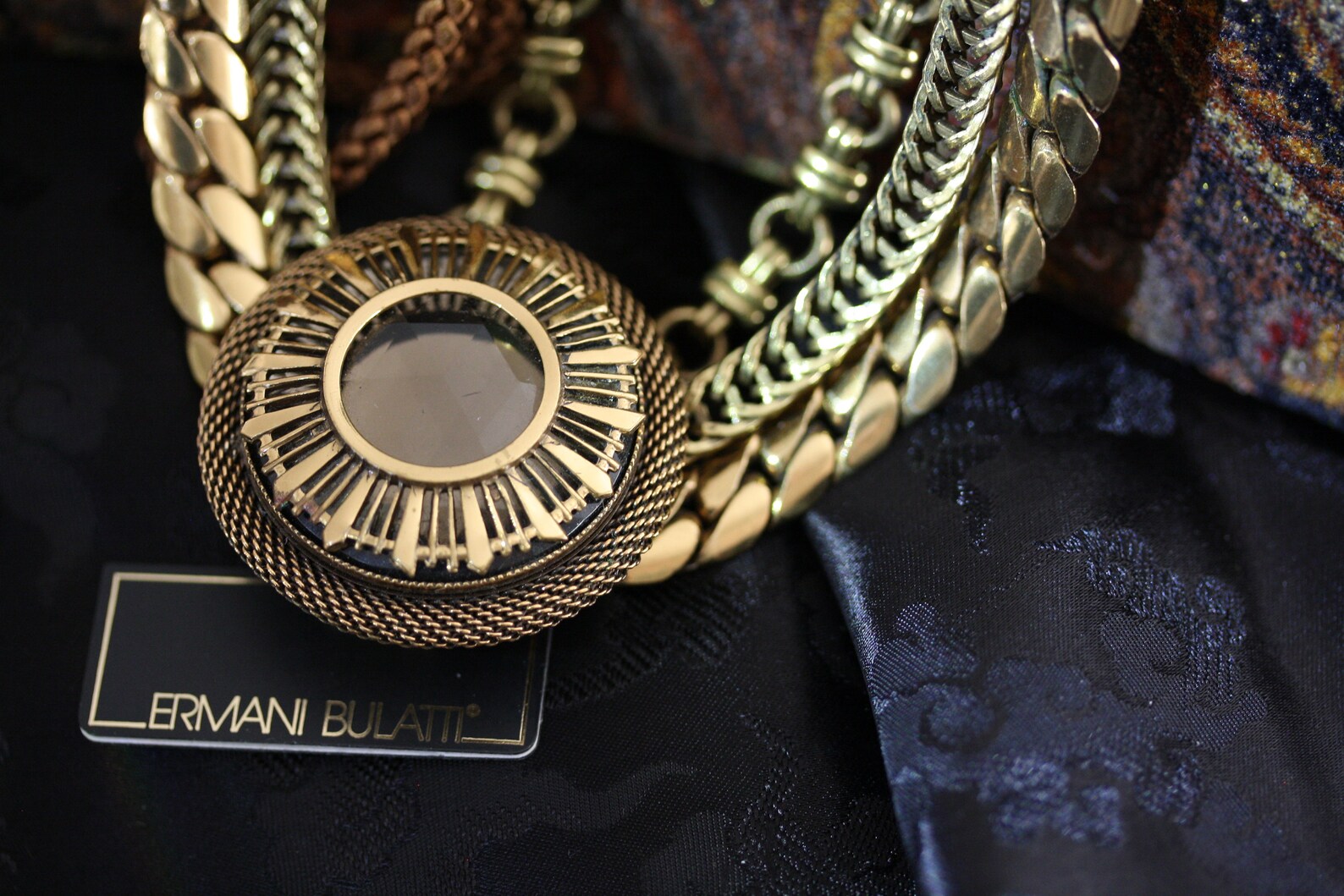 Ermani Bulatti Bold Byzantine Vintage Runway Necklace - Etsy