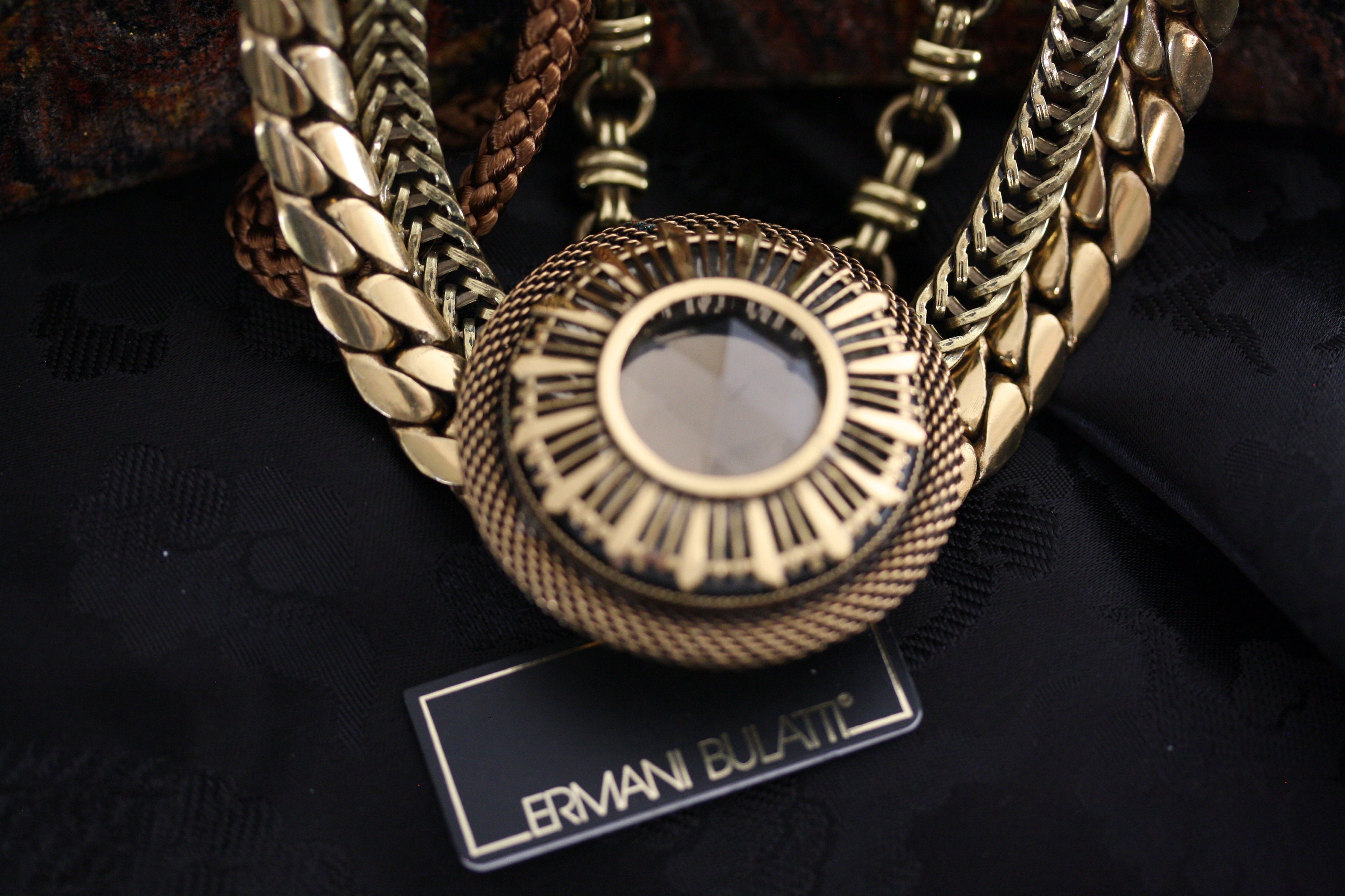 Ermani Bulatti Bold Byzantine Vintage Runway Necklace - Etsy