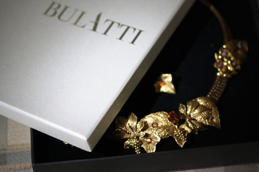 Ermani Bulatti Bold Byzantine Vintage Runway Necklace and Earring Set ...