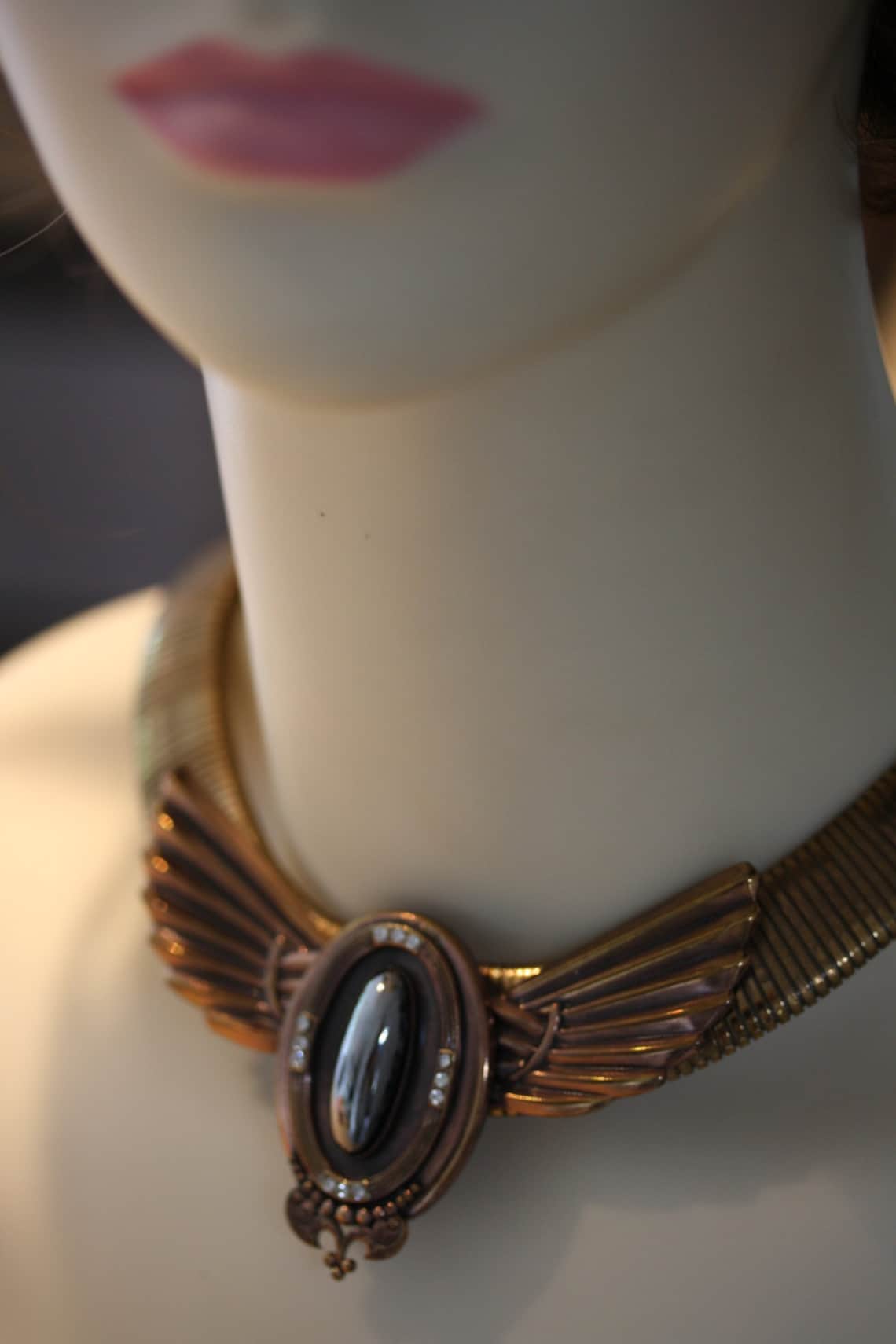 Excellent Vintage Bulatti Art Deco Necklace | Etsy