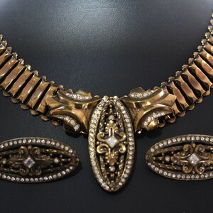 Ermani Bulatti Vintage Signed Heavy Omega Style Chain Art Deco Choker ...