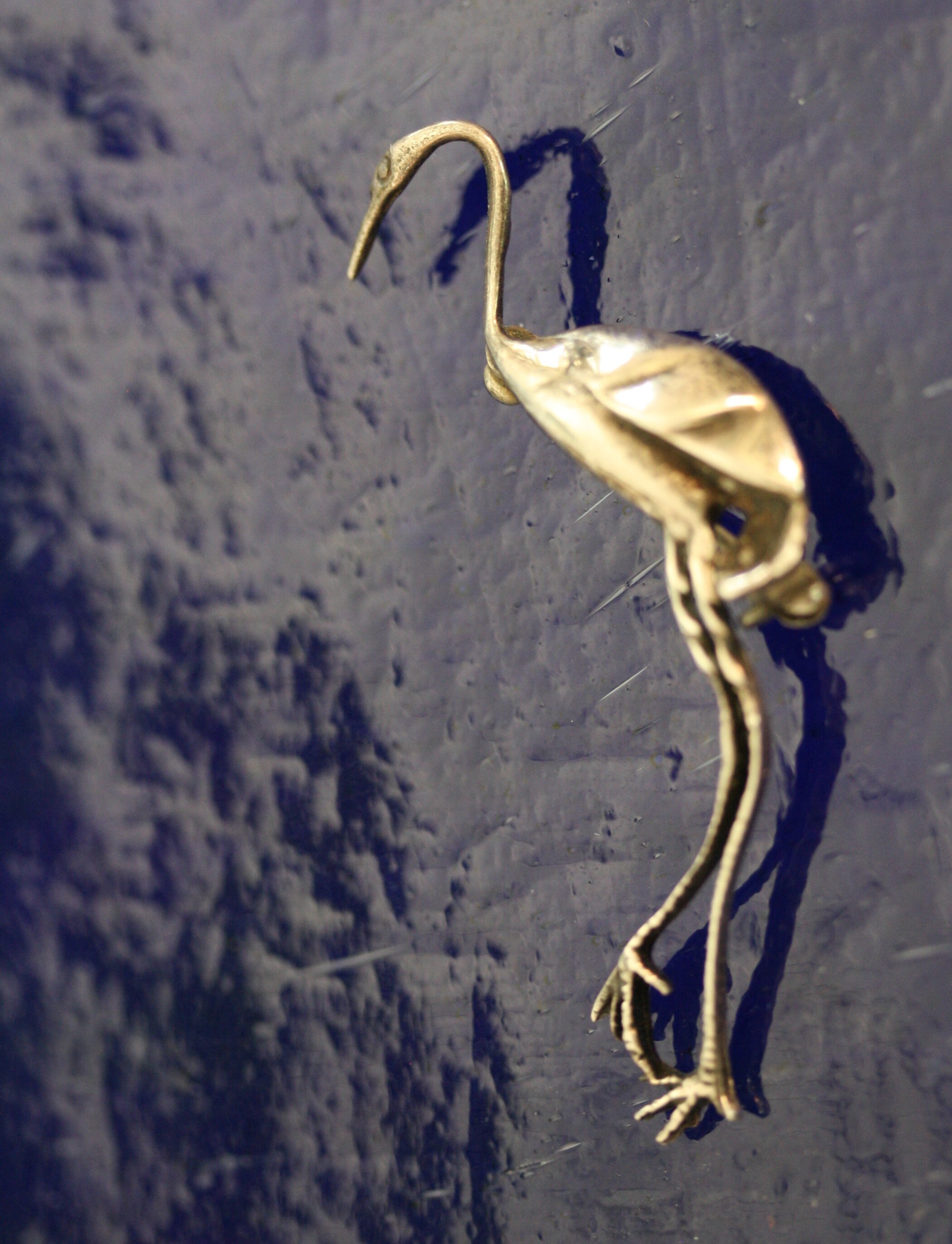 Sterling Silver Vintage Japanese Crane Brooch Hallmarked - Etsy