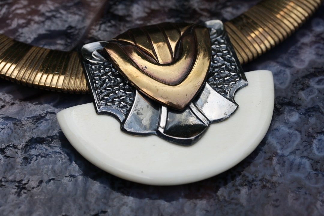 Ermani Bulatti Vintage Art Deco Choker - Etsy