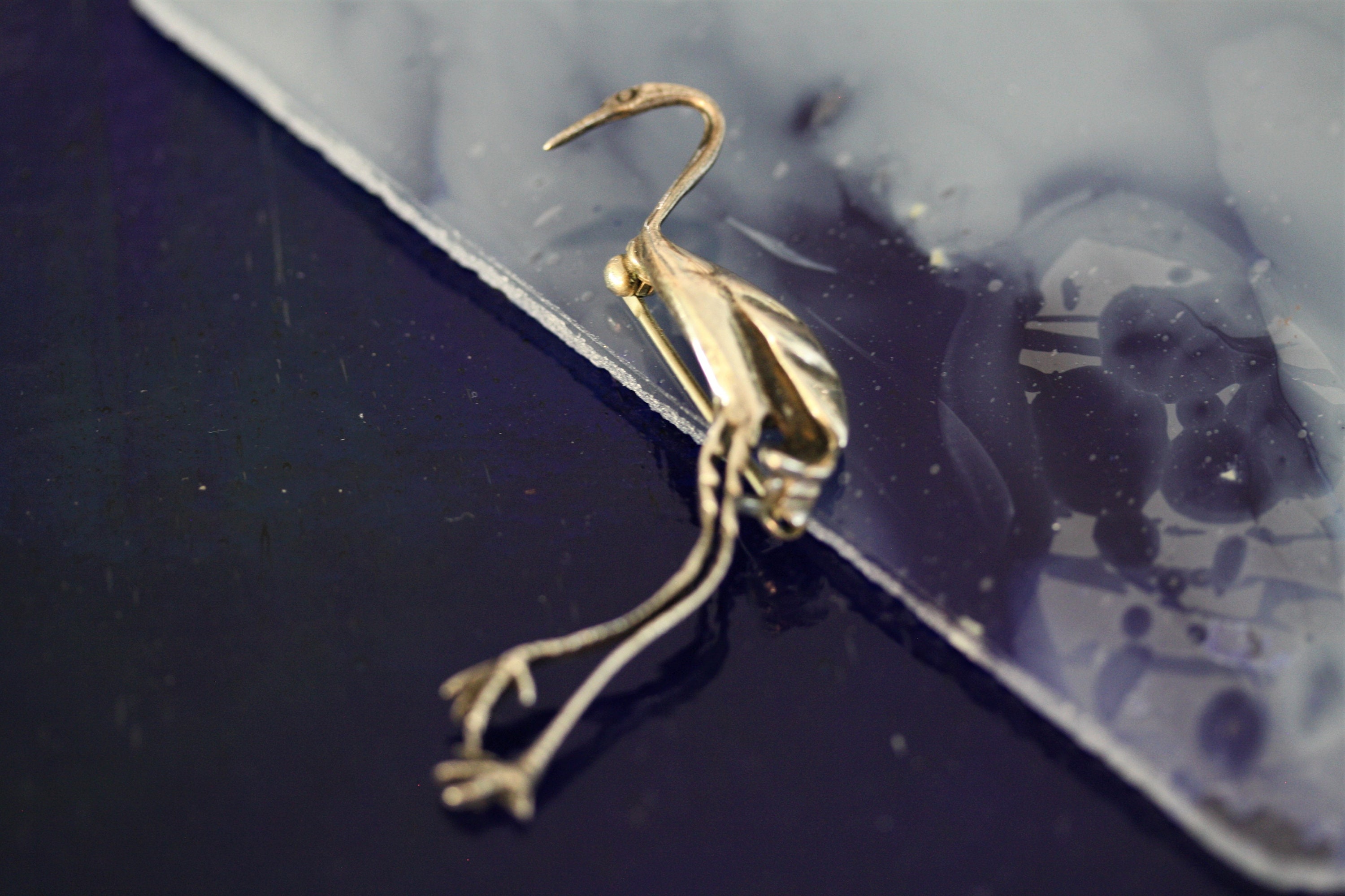 Sterling Silver Vintage Japanese Crane Brooch Hallmarked - Etsy