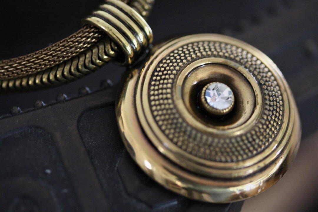 Ermani Bulatti Vintage Byzantine Heavy Goldtone Choker - Etsy