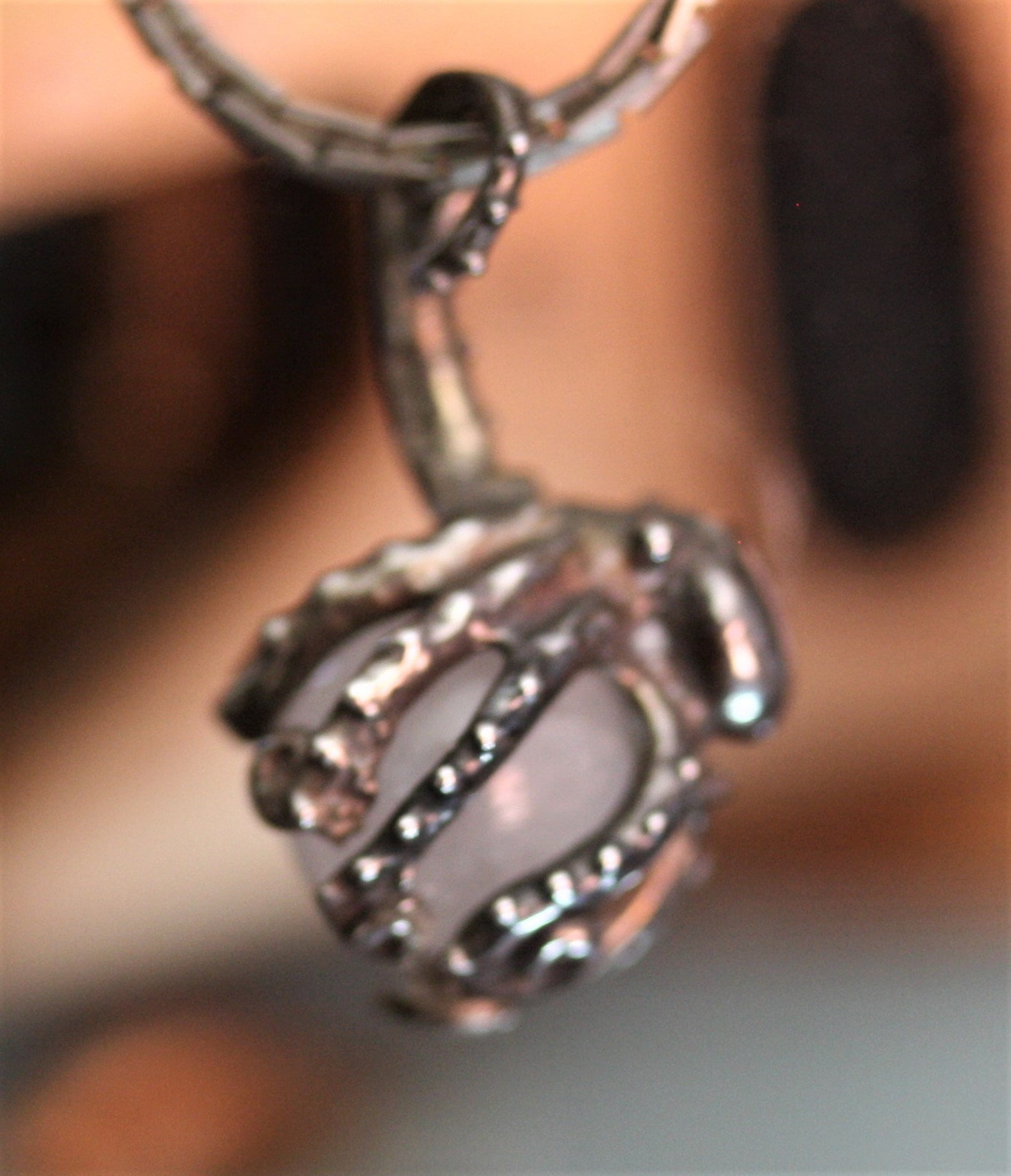 Vintage Deep Sea Nemo Sterling Silver Octopus Pendant Choker Enveloping ...
