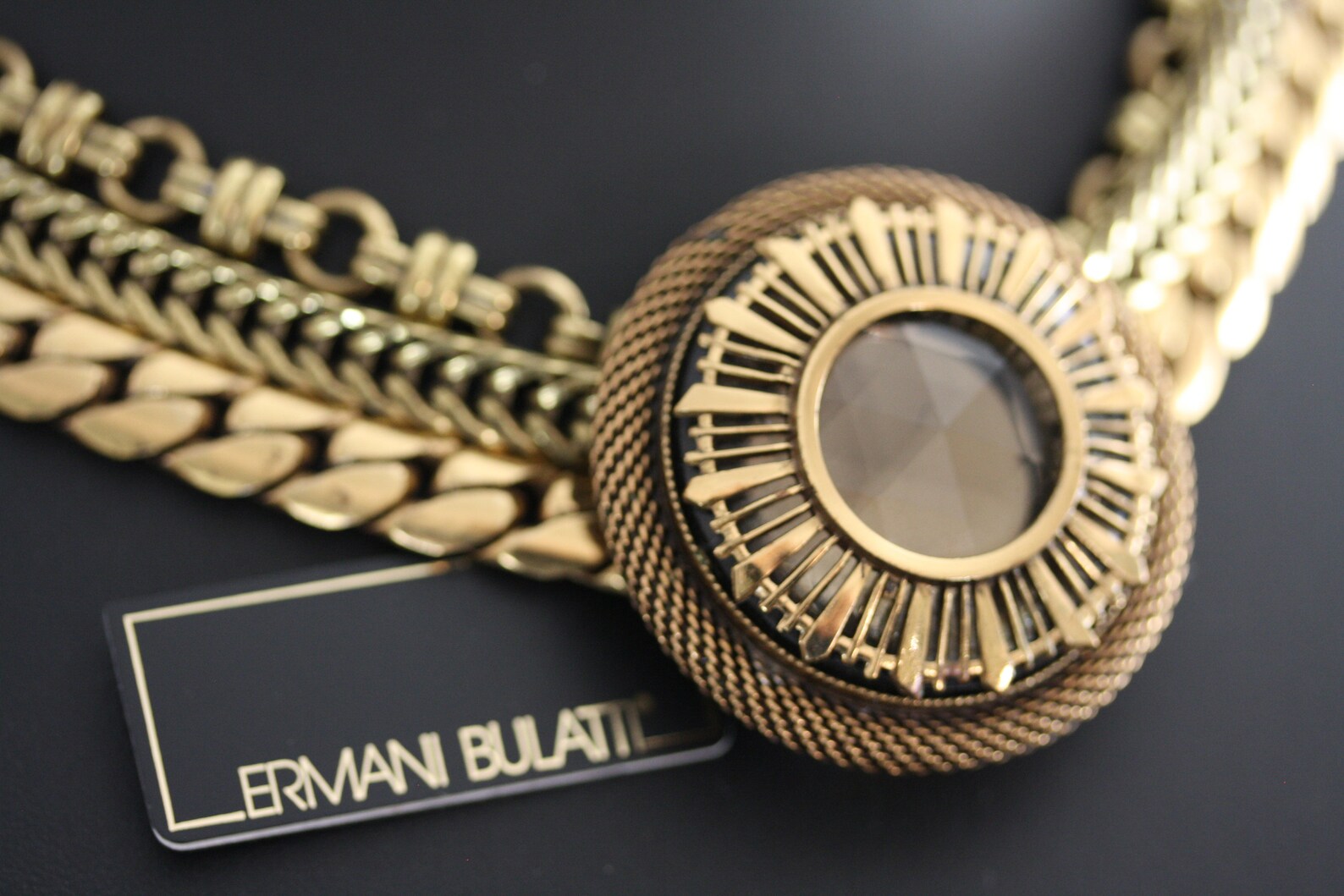 Ermani Bulatti Bold Byzantine Vintage Runway Necklace - Etsy