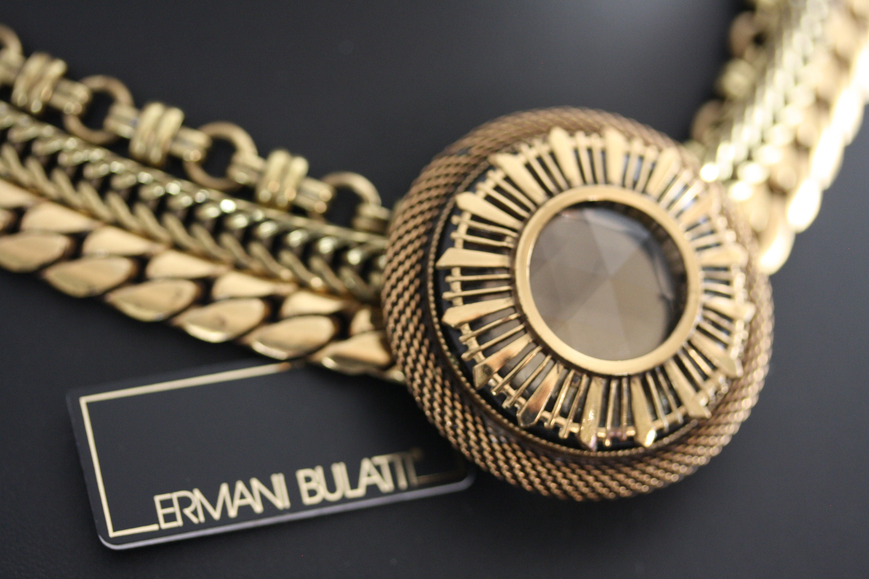 Ermani Bulatti Bold Byzantine Vintage Runway Necklace - Etsy
