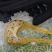 Vintage Celluloid Japanese Kanzashi Peacock Hair Comb - Etsy