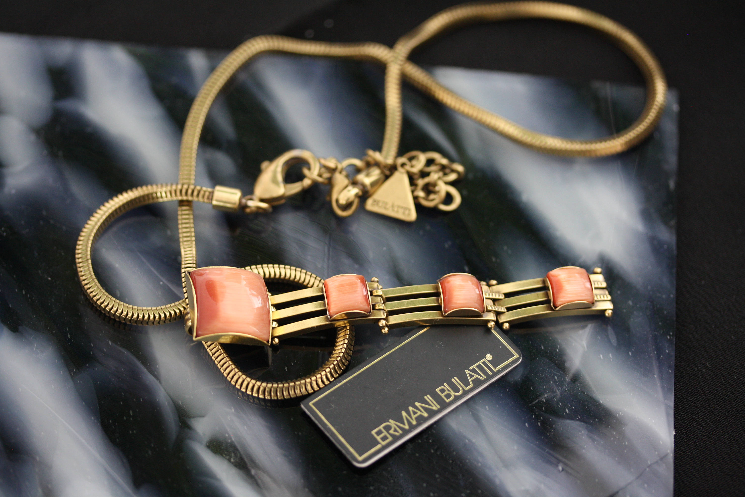 Vintage Ermani Bulatti Modernist Machine Age Necklace - Etsy