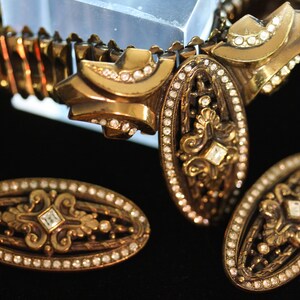 Ermani Bulatti Vintage Signed Heavy Omega Style Chain Art Deco Choker ...